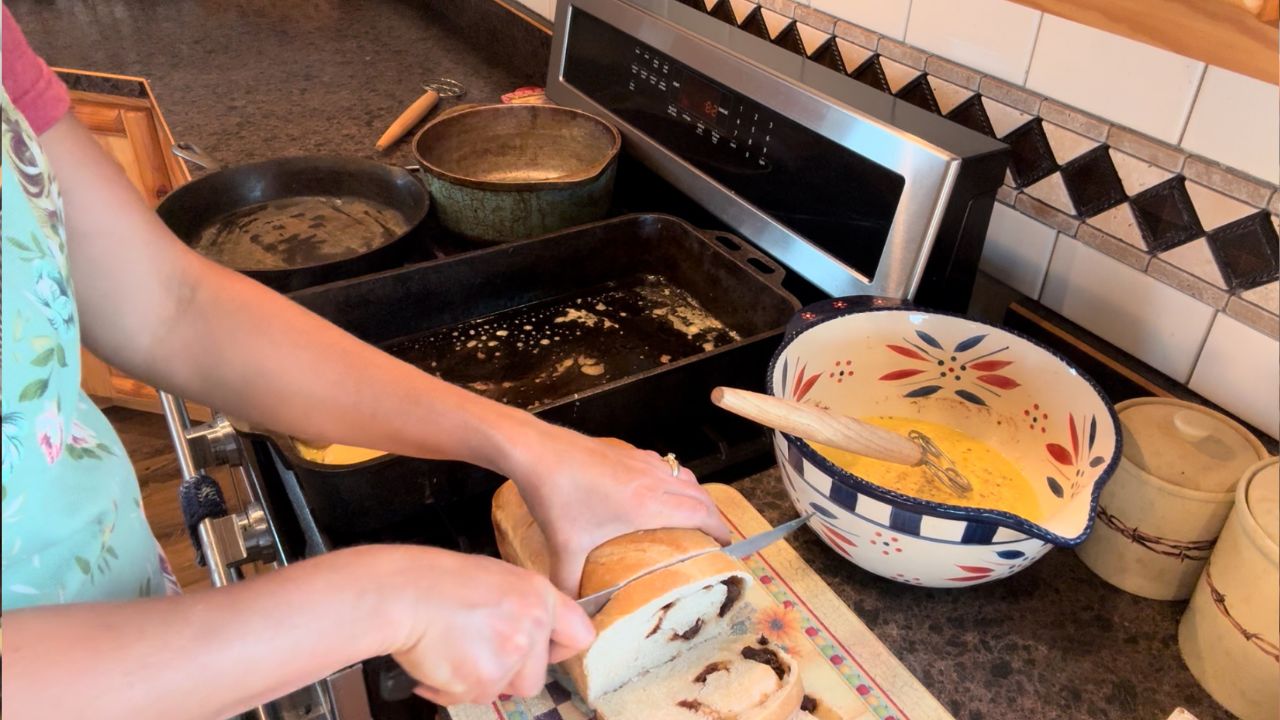 The Best Sourdough French Toast (Video) - Wagon Wheel Homestead