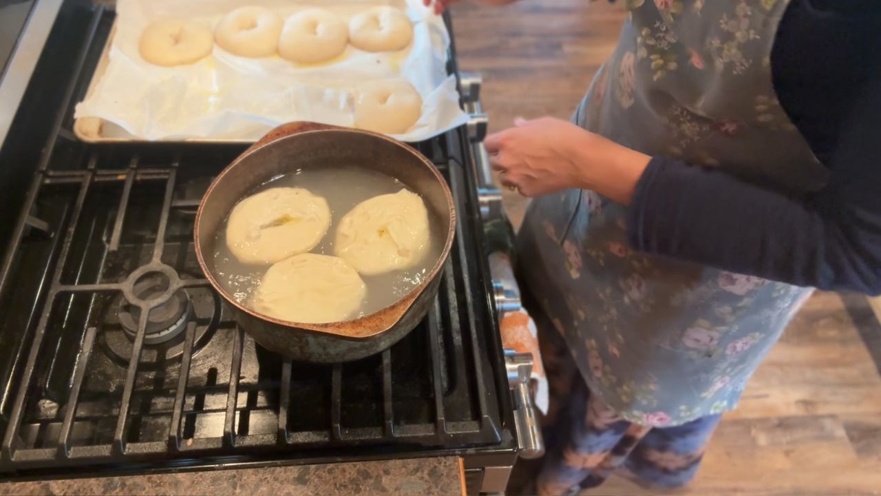 Soft & Chewy Sourdough Bagels - Wagon Wheel Homestead