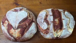Pink Swirled Artisan Sourdough Bread Recipe Made With All Natural Color ...