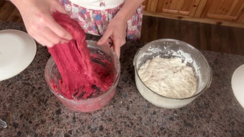 Pink Swirled Artisan Sourdough Bread Recipe Made With All Natural Color ...