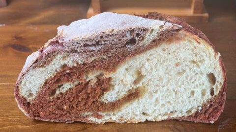 Pink Swirled Artisan Sourdough Bread Recipe Made With All Natural Color ...