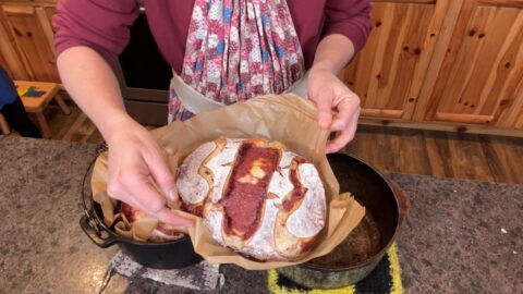 Pink Swirled Artisan Sourdough Bread Recipe Made With All Natural Color ...