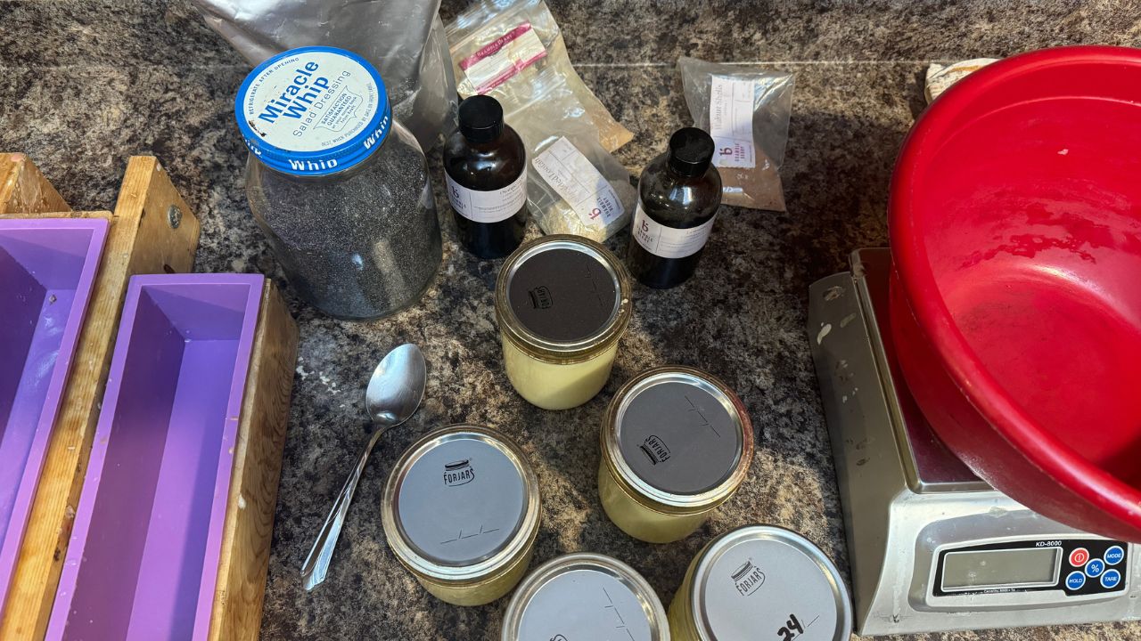 Gardener's Hand Scrub Soap Recipe (With Video Tutorial) - Wagon Wheel ...