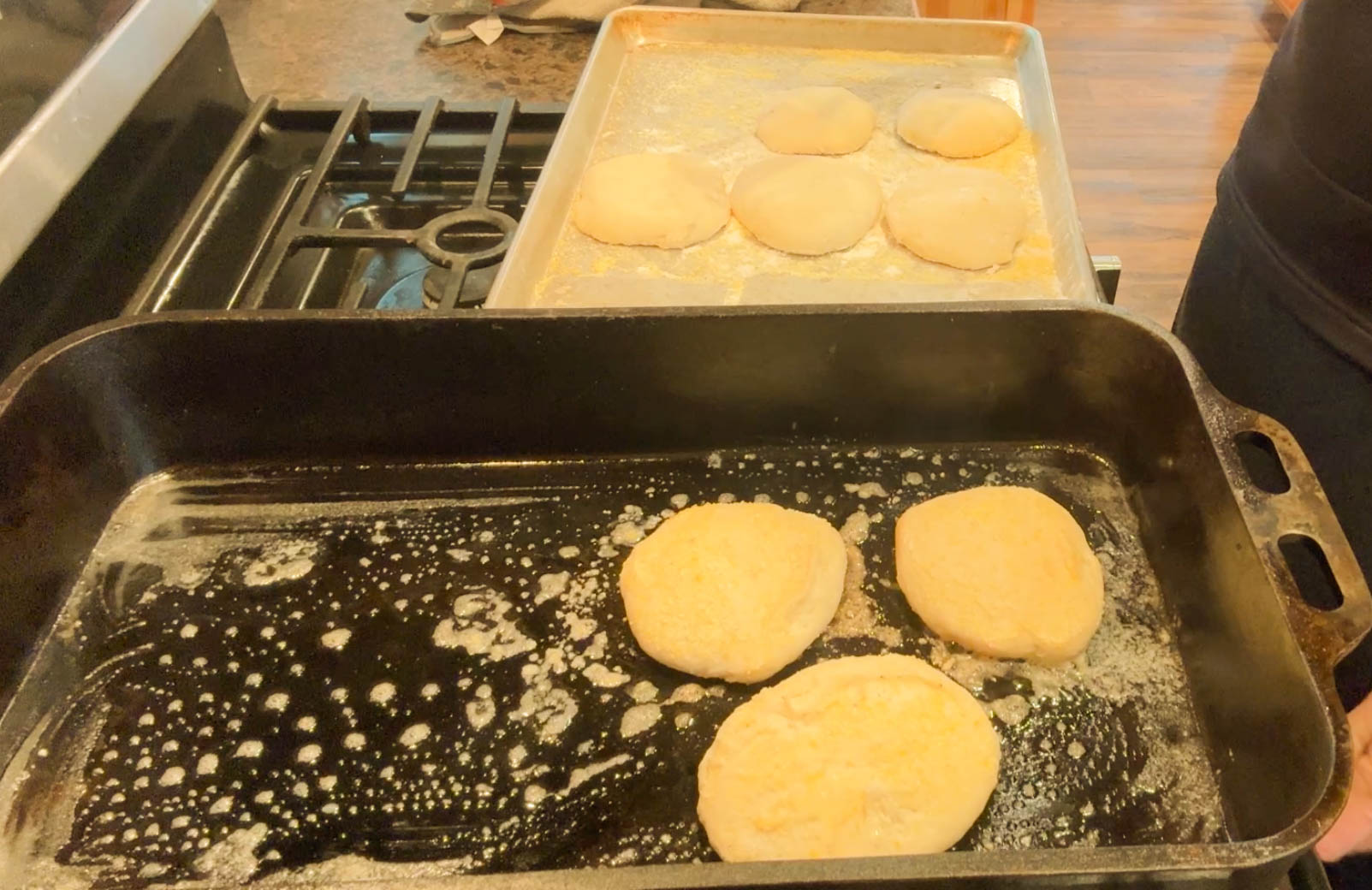 Sourdough English Muffins - Simple Overnight Recipe - Wagon Wheel Homestead
