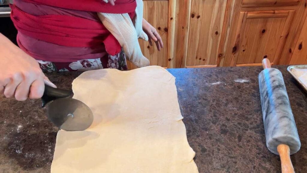 Sourdough Puff Pastry Christmas Tree Appetizer - Wagon Wheel Homestead